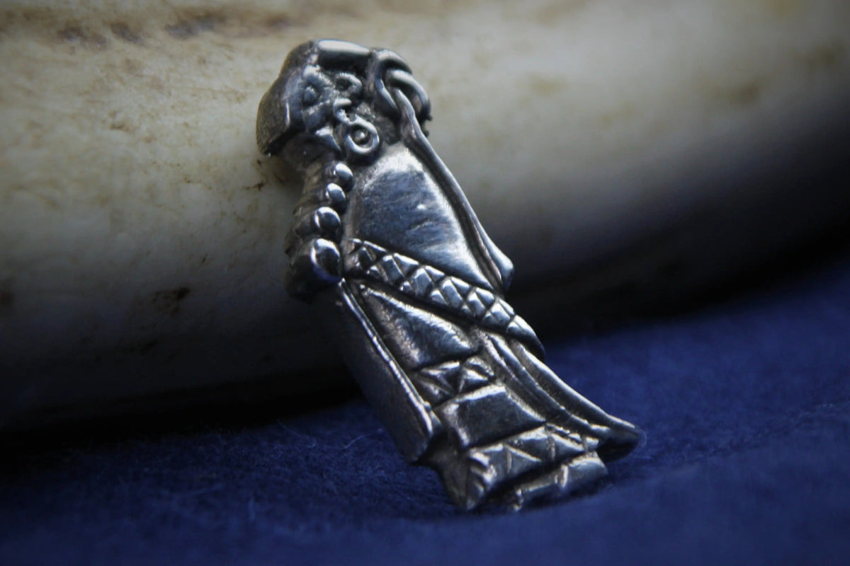 Freya Pendant in Sterling Silver | Goddess Freya Pendant – Valhallas silver